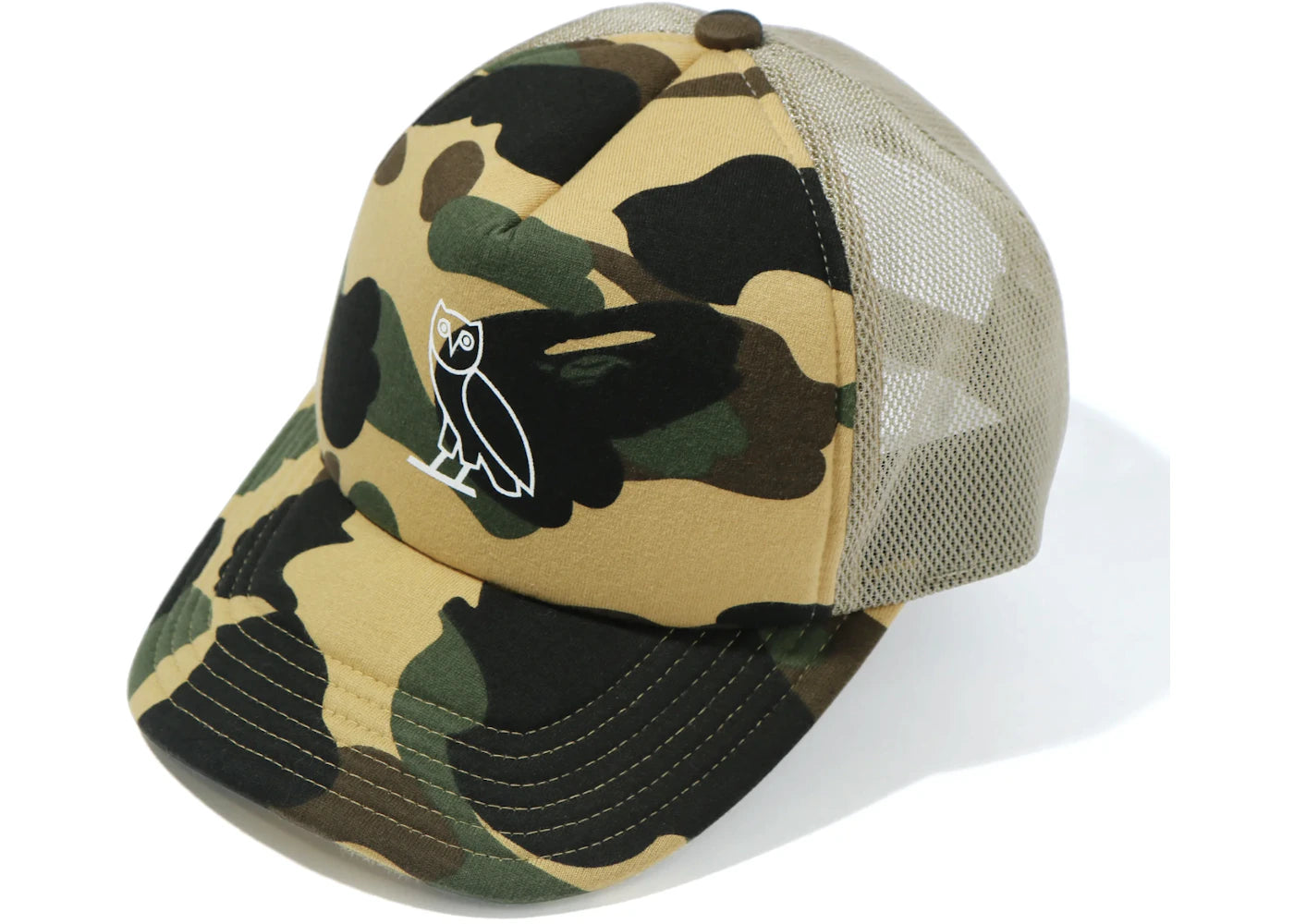 BAPE x OVO 1st Camo Mesh Cap Yellow – The Magnolia Park