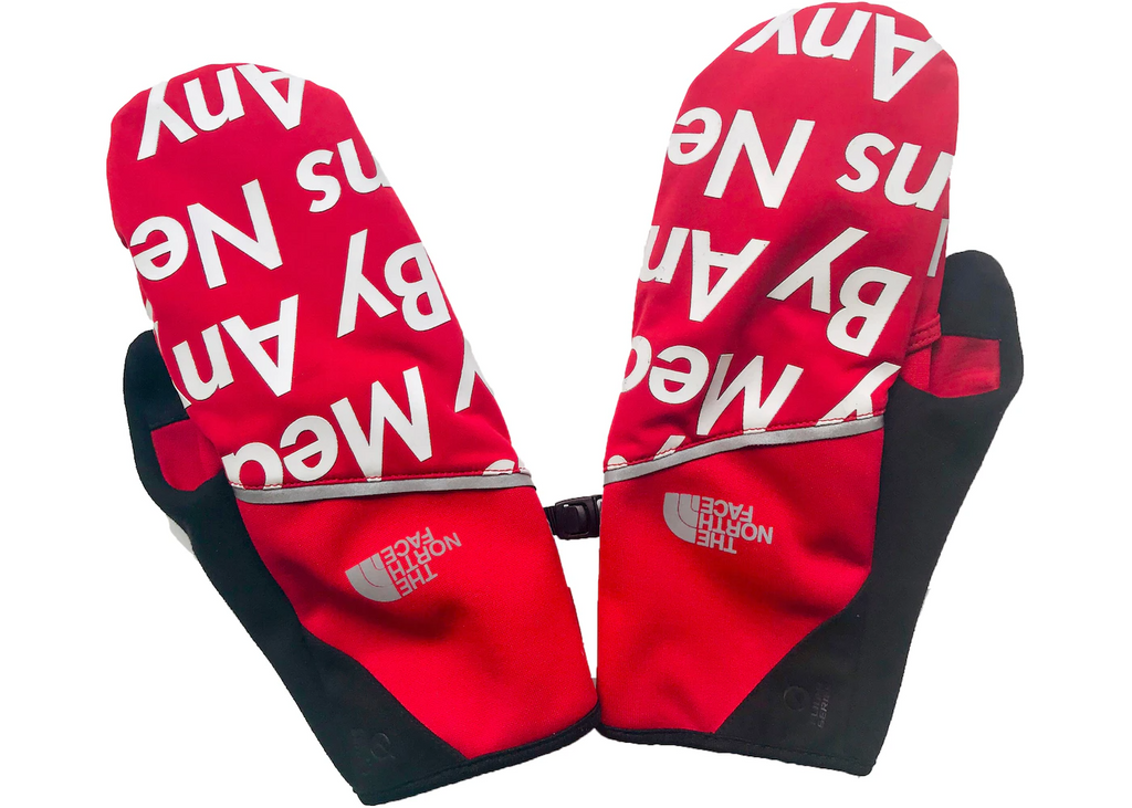 Supreme The North Face By Any Means Winter Runners Gloves Red – The ...